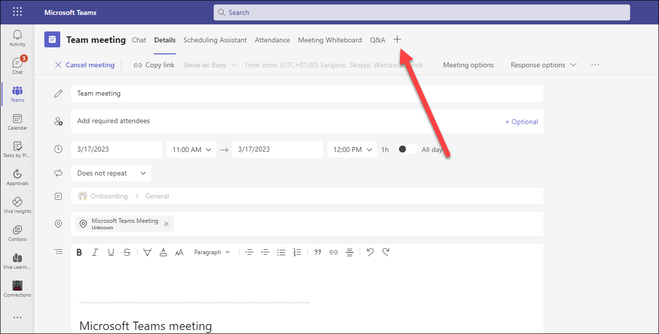 How to use apps in Teams channel meetings – Modern Workplace.site