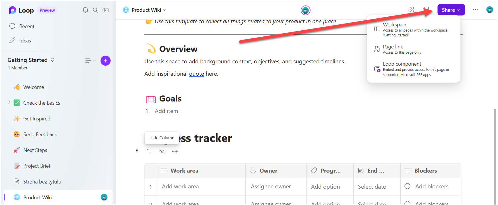 How to enable and work with Microsoft Loop – Modern Workplace.site