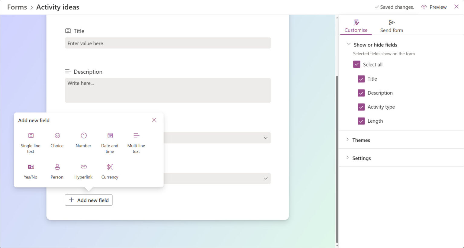 The new Microsoft Lists form Experience – Modern Workplace.site