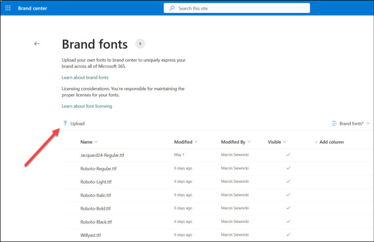 Custom fonts on SharePoint – how to add, apply, and automate – Modern ...